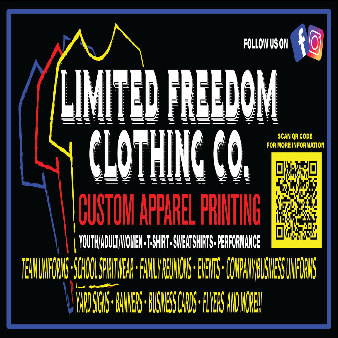 Limited Freedom Clothing Company – L.F.C. Custom Apparel Printing